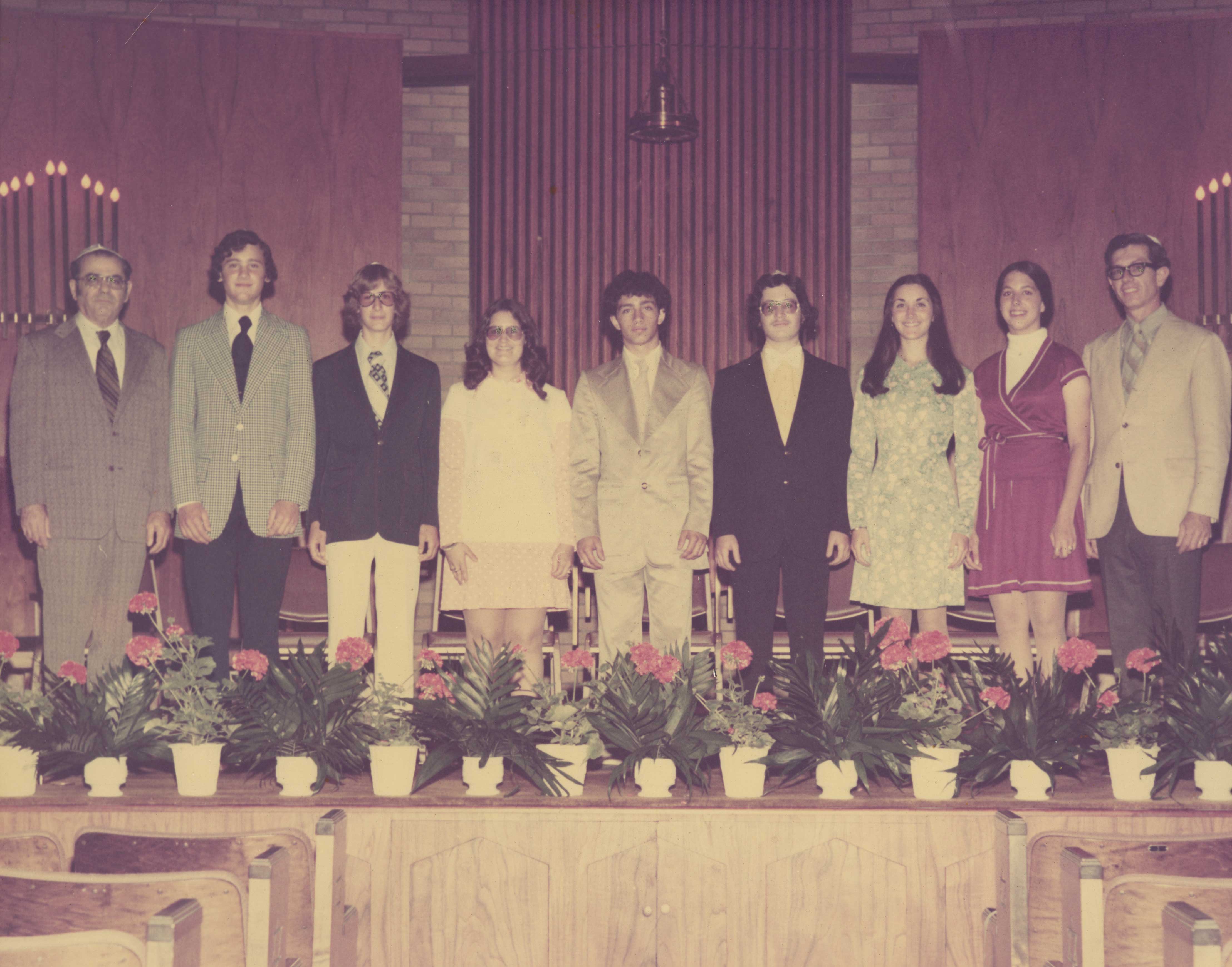 Tiphereth Israel confirmation 1974 - Rauh Jewish Archives