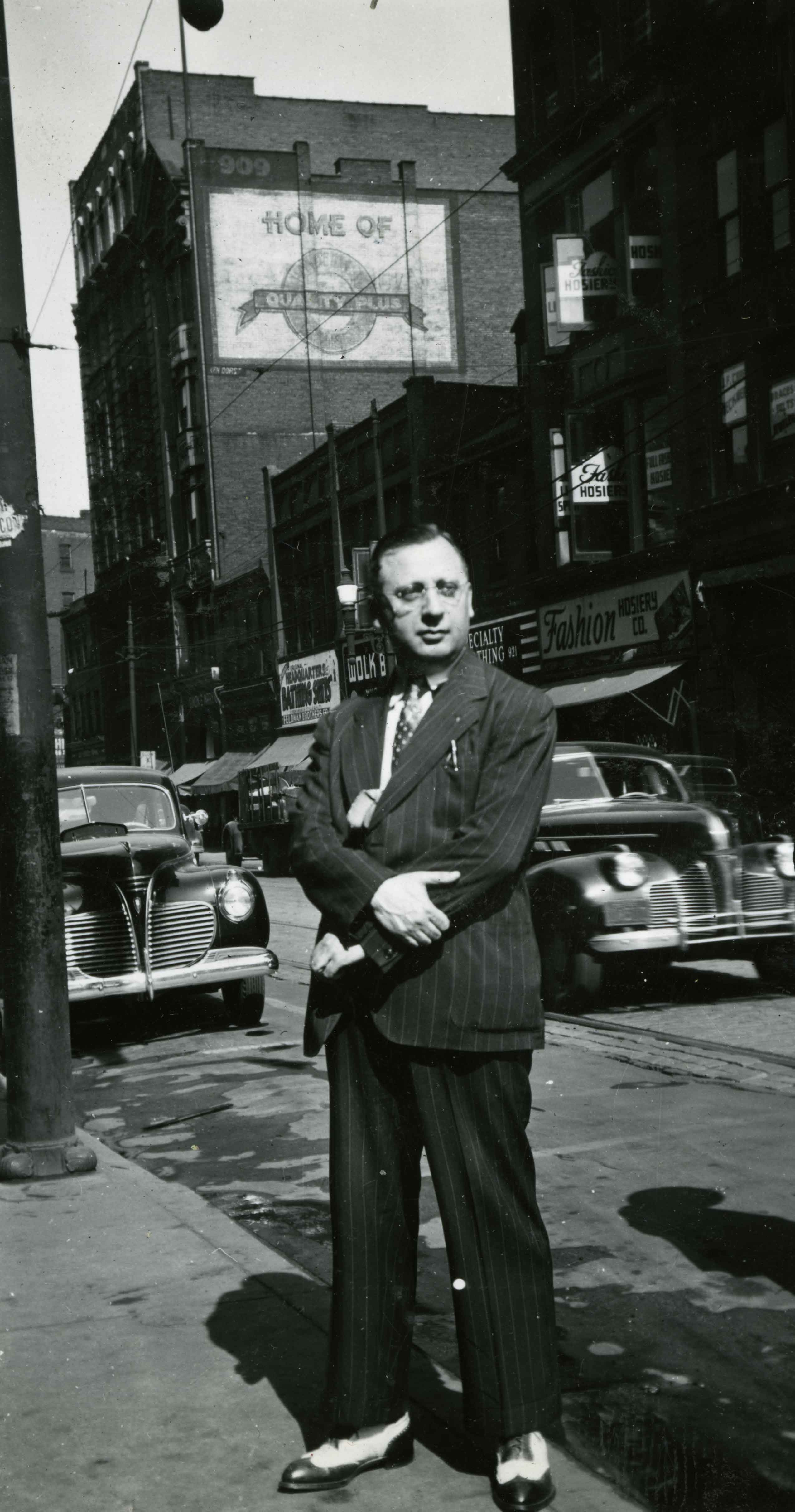 Emanuel Spector on Fifth Avenue - Rauh Jewish Archives