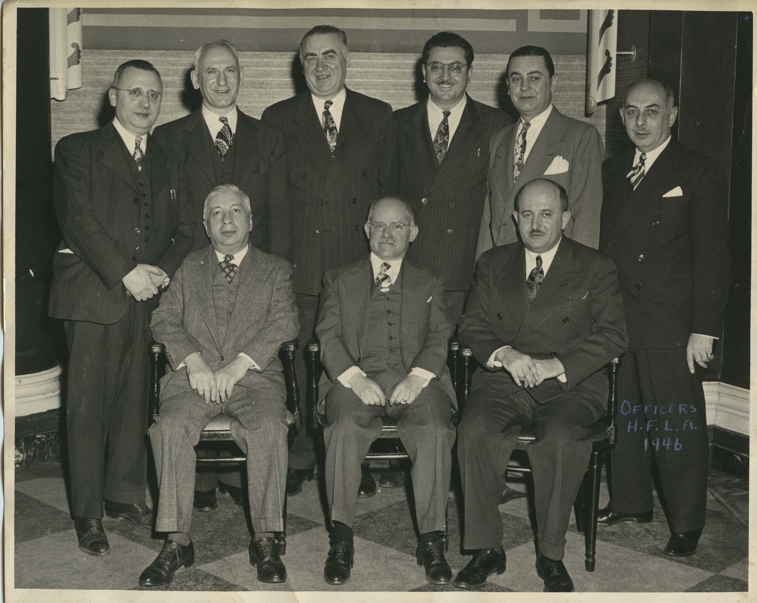 HFLA officers (1941) - Rauh Jewish Archives