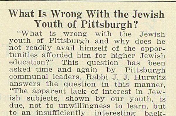 Yeshiva Rabbi Jacob Joseph - Rauh Jewish Archives